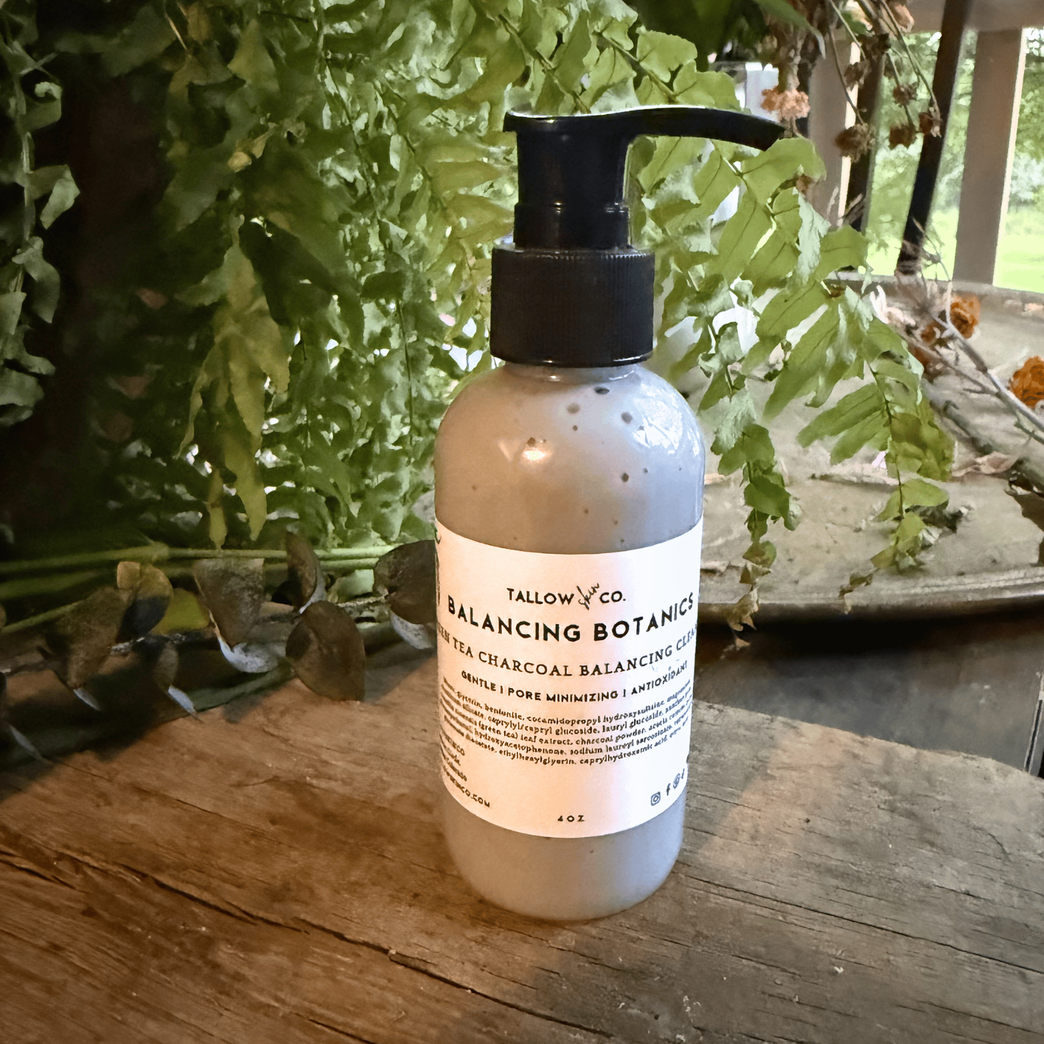 Balancing Botanics | Green Tea & Charcoal Balancing Cleanser – Tallow ...